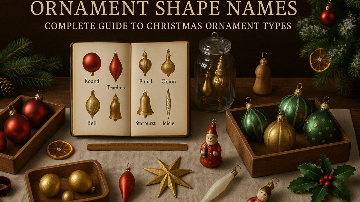 Ornament Shape Names: Complete 2025 Guide to Christmas Ornament Types ...